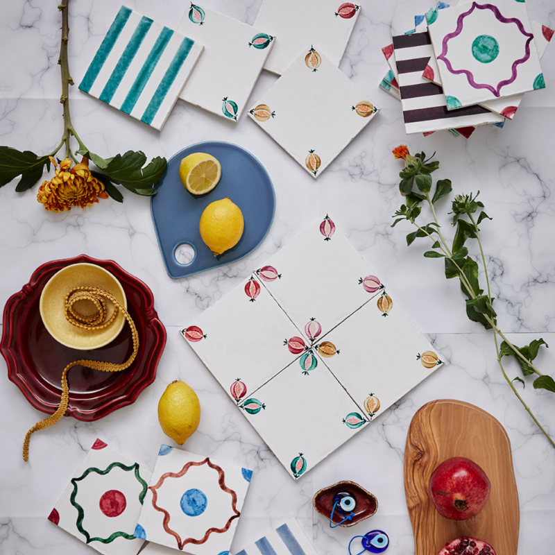 Beirut and Pomegranate Tiles | Petra Palumbo