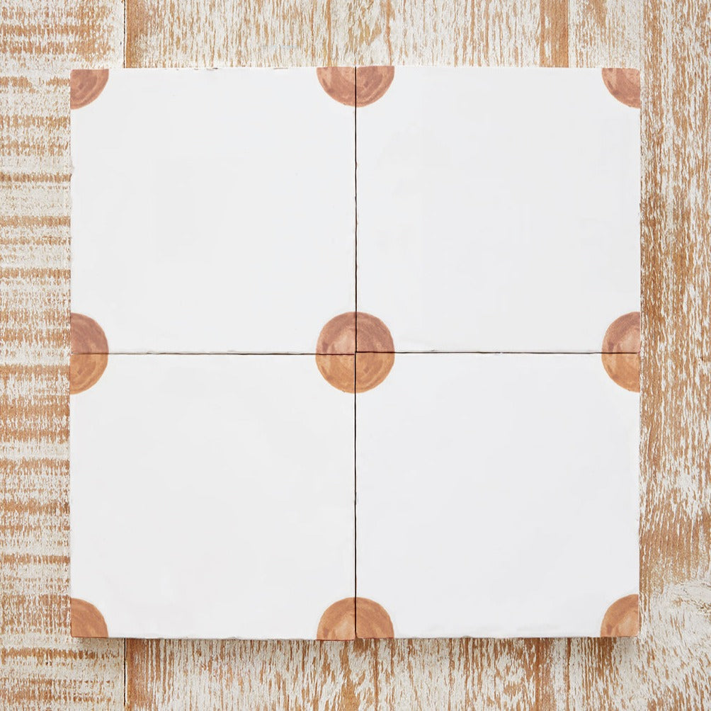 Beirut Tile, Peach Corners Only | Petra Palumbo