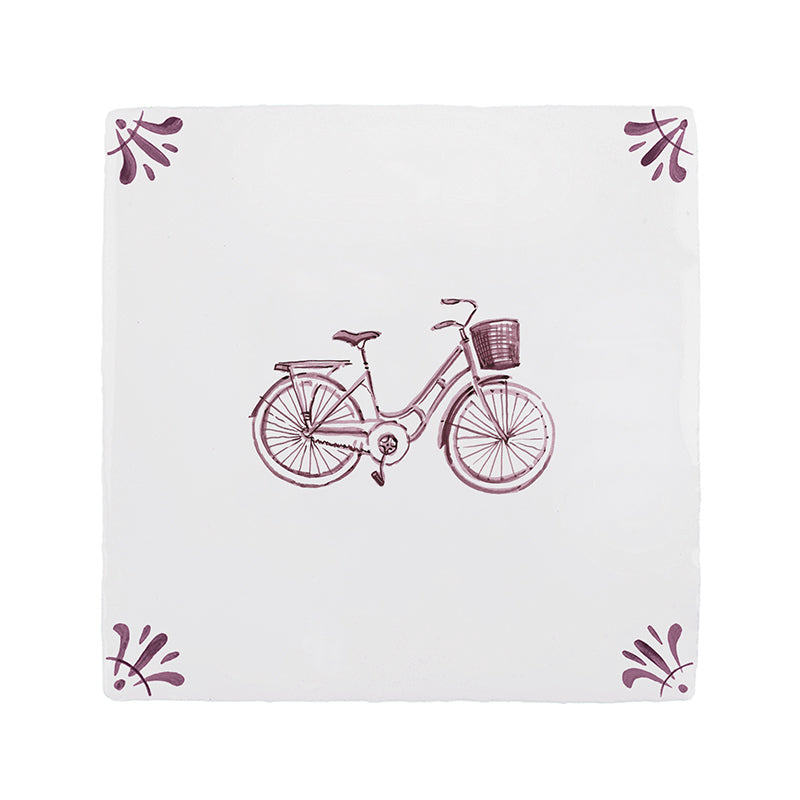 Bicycle Delft Tile | Petra Palumbo