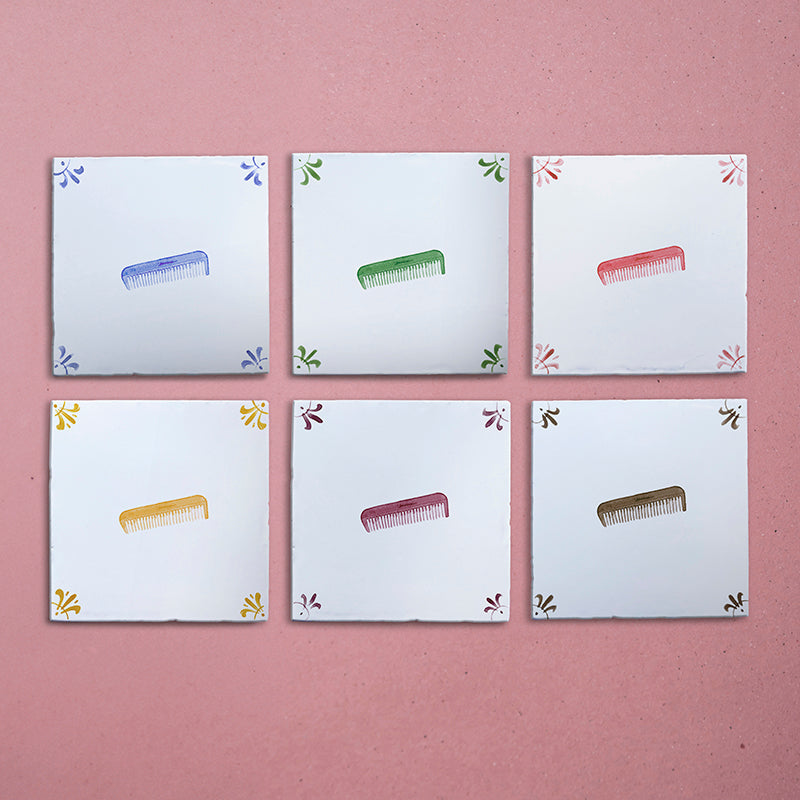 Comb Delft Tile | Petra Palumbo