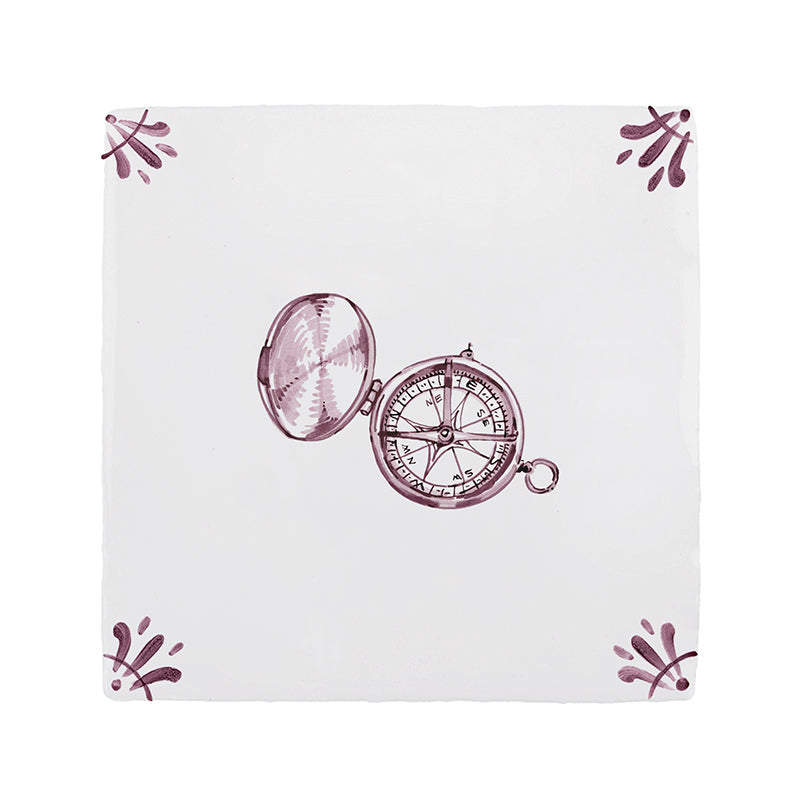 Compass Delft Tile | Petra Palumbo