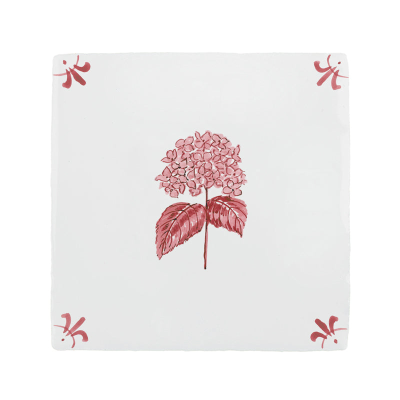 Hydrangea Delft Tile | Petra Palumbo