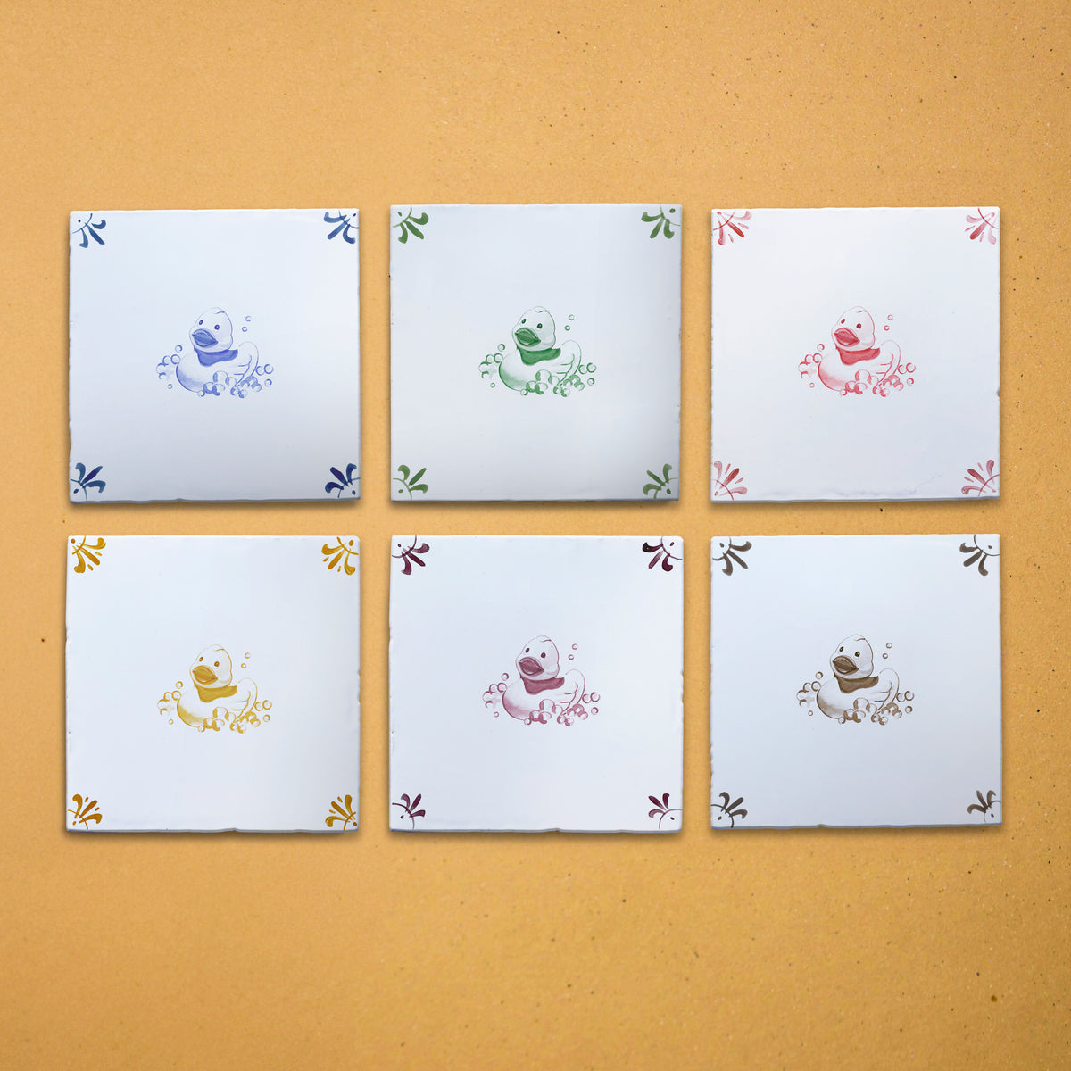 Rubber Duck Delft Tile | Petra Palumbo
