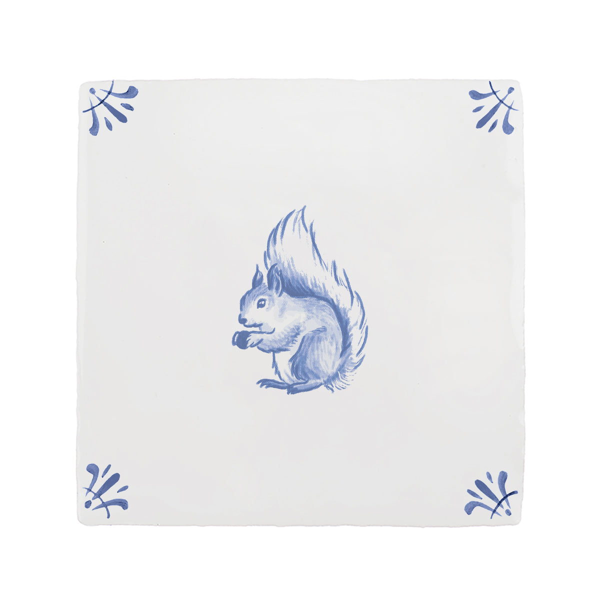 Squirrel Delft Tile | Petra Palumbo