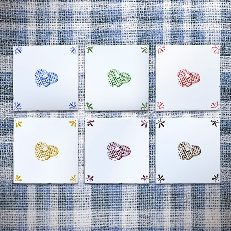 Waffle Delft Tile | Petra Palumbo