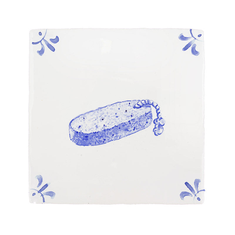 Pumice Stone Delft Tile | Petra Palumbo