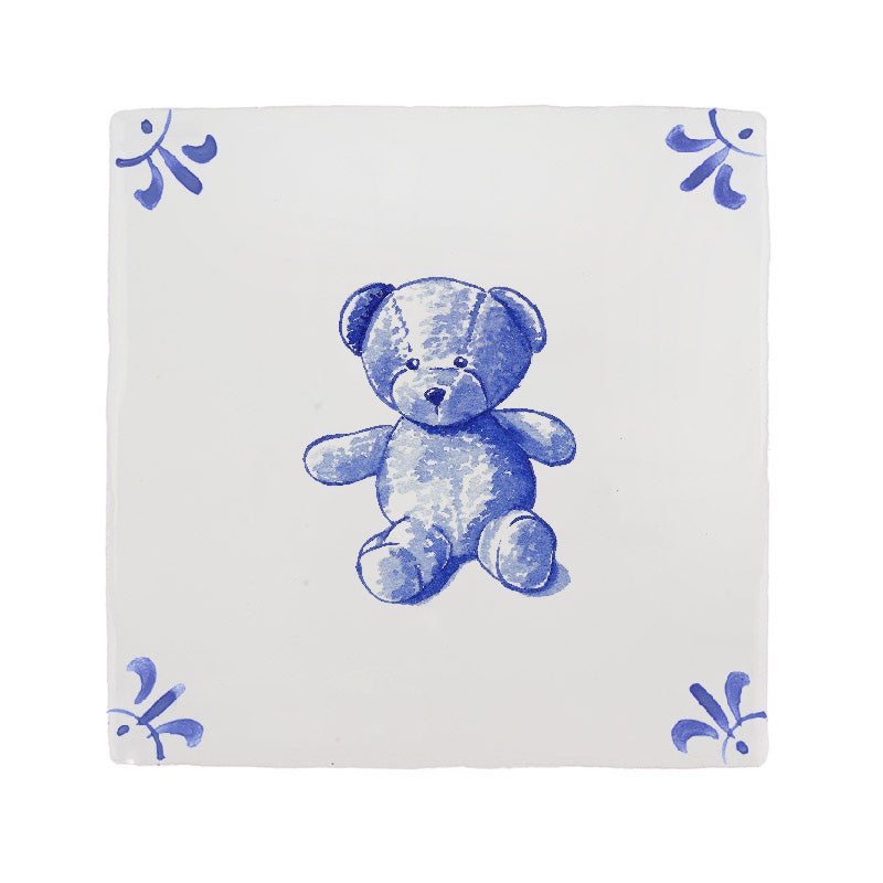 Teddy Bear Delft Tile | Petra Palumbo